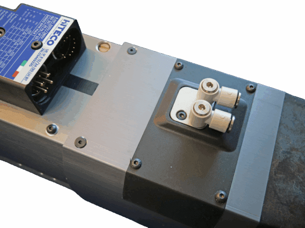 Hiteco UE-1F ISO30 CNC Spindle – 8kW Air Cooled, Long Nose